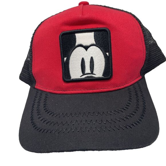 Disney | Accessories | Mickey Mouse Trucker Hat Walt Disney Mesh Red ...